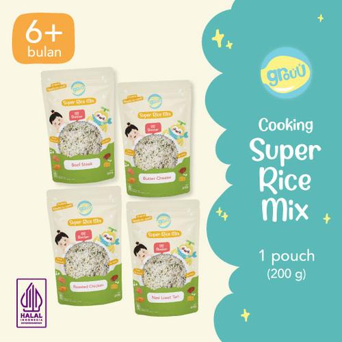 Promo Grouu - Super Rice Mix Beras MPASI - BB Booster - 200gr - Butter ...