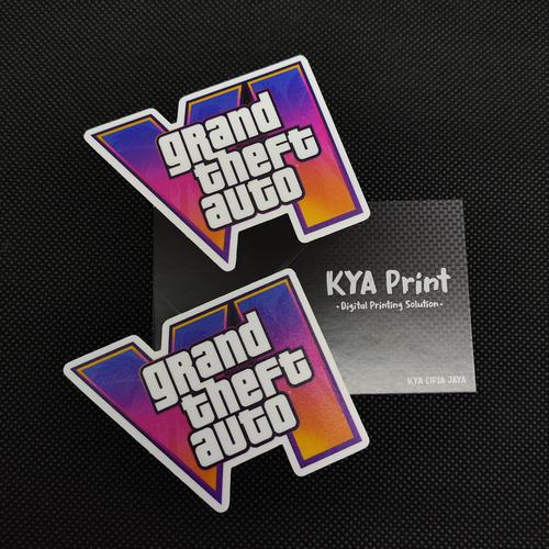 Jual Premium Sticker Grand Theft Auto VI GTA 6 - VERSI 1 - Kota Bekasi ...