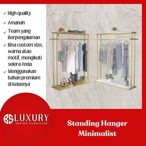 Jual Standing Hangers Besi Minimalis Display Baju Butik - Multiplek ...