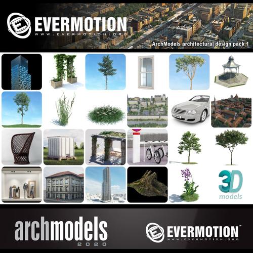 Jual Evermotion archmodels architectural design pack 1 - Kab. Bogor ...