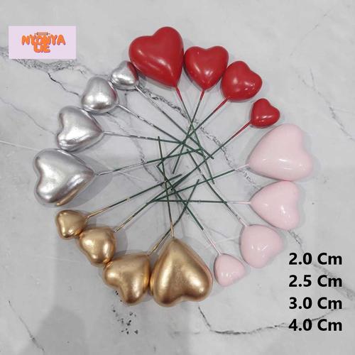 Jual CTH03 Cake Topper Bola Heart Hati Love Hiasan Dekorasi Kue Tart ...