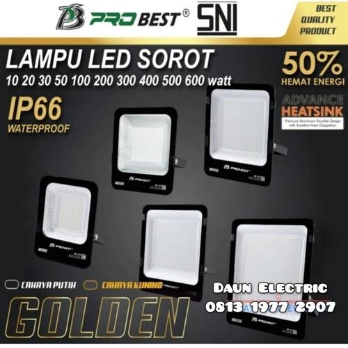 Jual LAMPU SOROT LED 200W LAMPU TEMBAK LED 200W PROBEST GOLDEN - Kuning - Jakarta Pusat - DAUN ...