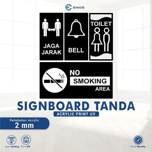 Jual SIGNBOARD ACRYLIC / PAPAN AKRILIK / PAPAN NAMA / AKRILIK CUSTOM ...