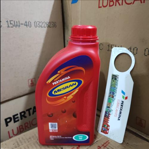 Jual Oli Mesin Pertamina Mesran SAE 40 1 Liter - Kota Medan - Baktipart ...