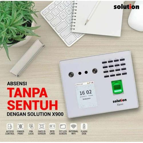 Jual SOLUTION X-900 Mesin Absensi Sidik Jari / Mesin Absen Solution ...