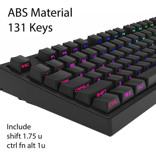 Jual KEYCAPS SIDE LETTERS BACKLIT ABS DOUBLE SHOT MECHANICAL KEYBOARD ...