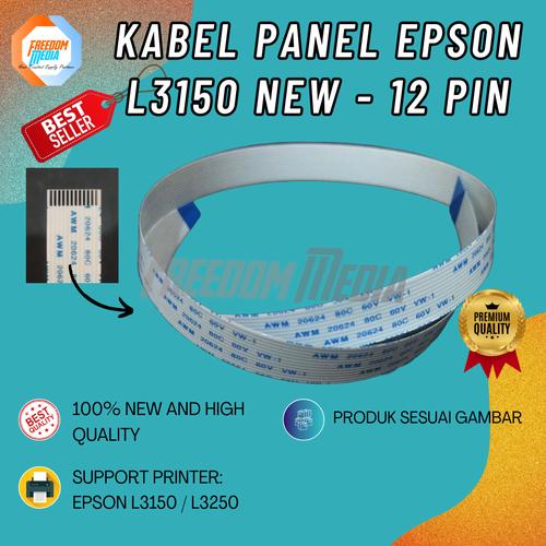Jual Kabel Panel EPSON L3150 L 3150 L-3150 - 12 PIN, 79.5cm NEW - Kota ...
