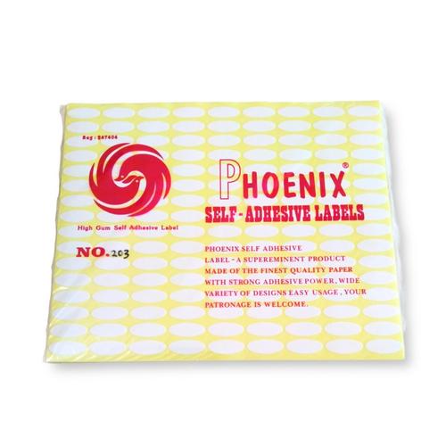 Jual Label Harga / Label Sticker Stiker Phoenix Bulat QQ No. 126, 130 ...