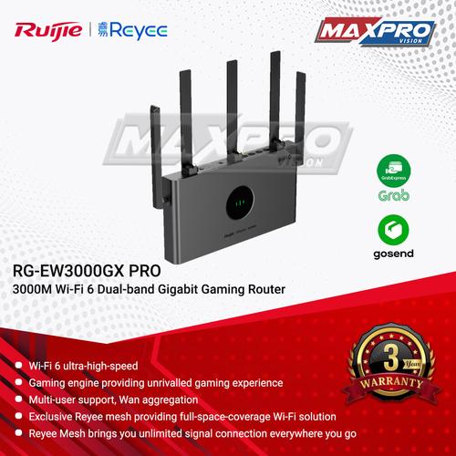 Jual RG-EW3000GX PRO - RUIJIE REYEE Wi-Fi 6 DUAL BAND GIGABIT GAMING ...