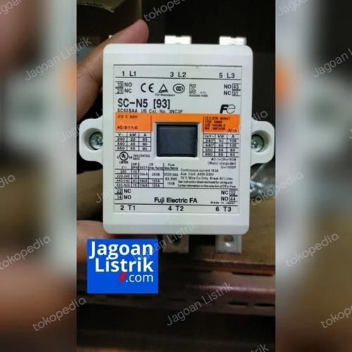Jual Kontaktor / Contactor Fuji SC-N5 93 SCN5 SCN 5 93A 220V Fuji ...