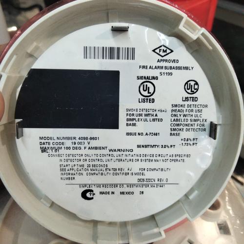 Jual smoke detector simplex 4098 9601 sama base - Jakarta Pusat - Tri ...