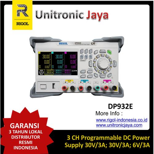 Jual Rigol DP932E 3 CH Programmable DC Power Supply 30V/3A; 30V/3A; 6V/3A - Kota Bandung ...