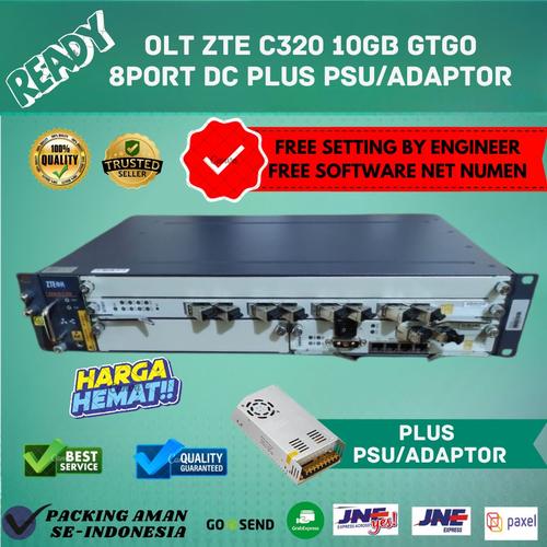 Jual OLT ZTE C320 10GB GTGO 8PORT DC dengan PSU/ADAPTOR - Jakarta Selatan - Mifmahudin Store ...