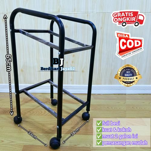 Promo Rak Galon Air 2 Susun / Rak Dispenser Air 2 Susun / Bonus Krai ...