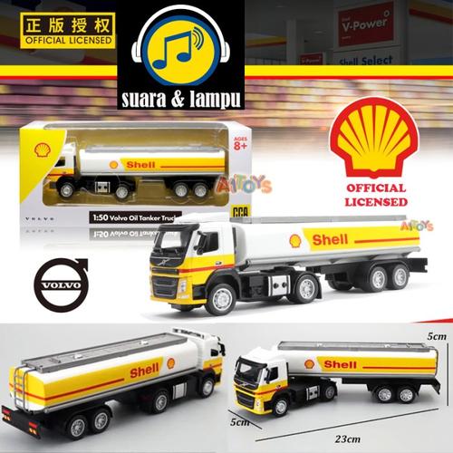 Jual Diecast trailer mainan tanker Diecast truk Shell truk Maersk truks ...