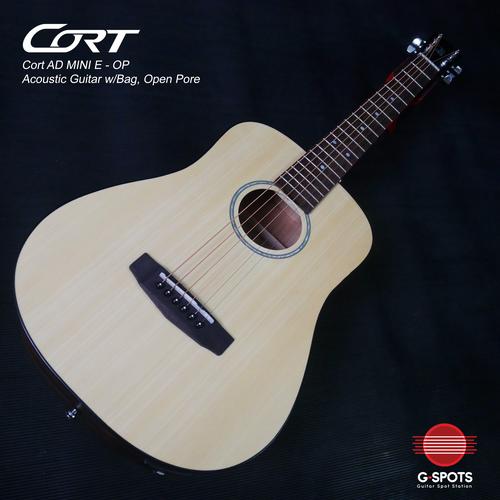 Jual Cort AD MINI E-OP - Acoustic Guitar with Bag, Open Pore - Jakarta ...