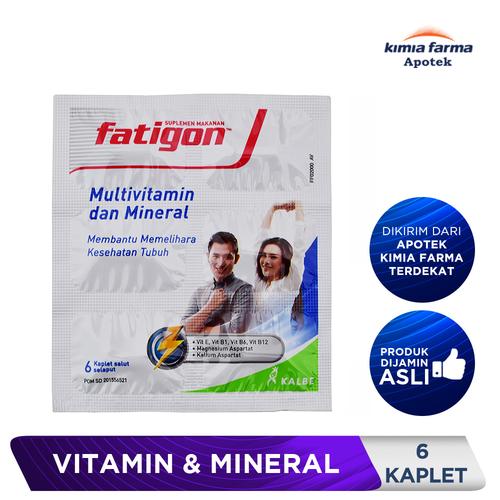 Jual FATIGON STRIP 4 TABLET / MULTIVITAMIN / KIMIA FARMA - Jakarta ...