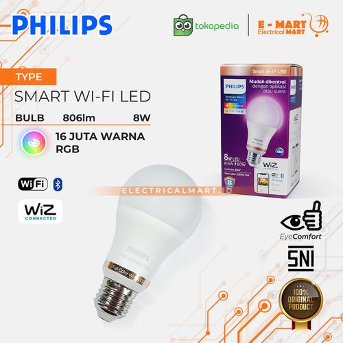 Jual PHILIPS LED BULB SMART WIFI WI FI 9W - RGB FULL COLOUR / Led ...