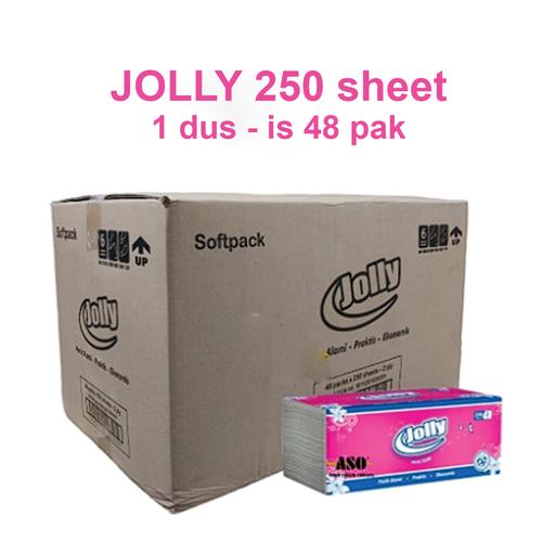 Jual Ukuran DUS - Tissue Jolly 250s - isi 48 pak - Kota Denpasar ...