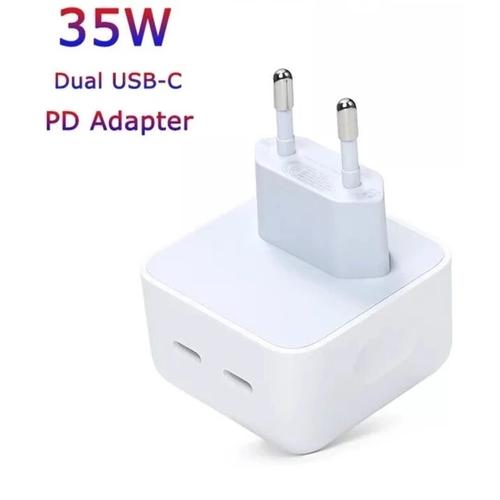 Jual Charger iPhone Adapter 35W Dual Port Type USB C Fast Charging ...