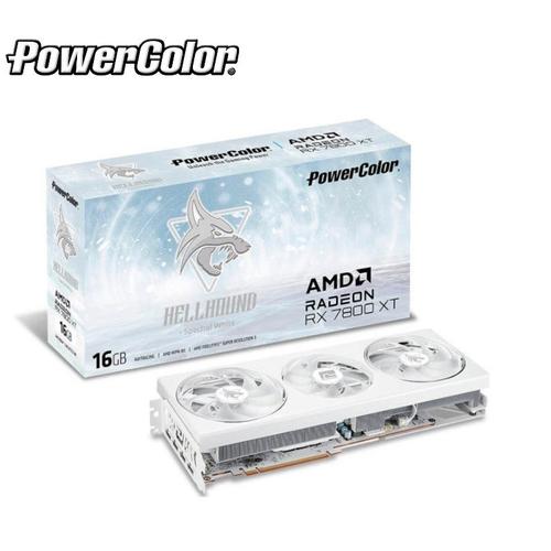 Jual POWERCOLOR RADEON RX 7800 XT 16GB GDDR6 HELLHOUND SPECTRAL WHITE ...
