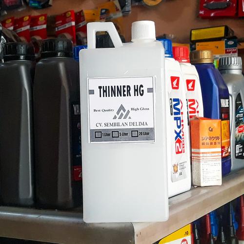 Jual Thinner High Gloss isi 1 Liter / Thinner HG Glowing Ready Stok ...
