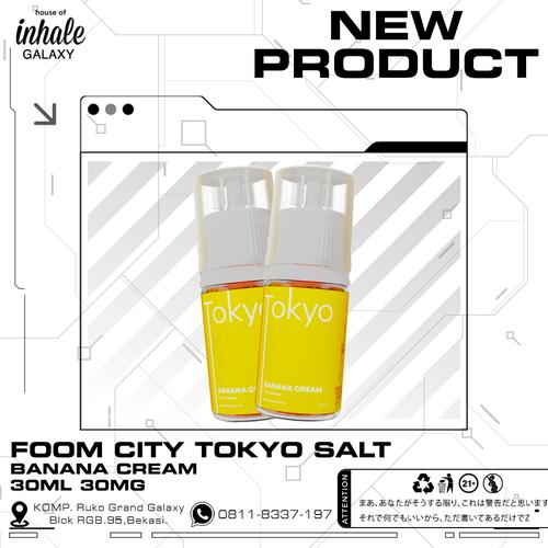 Jual Foom Tokyo Banana Cream Salt Nic 30ML by Flooid x VSS - Liquid ...