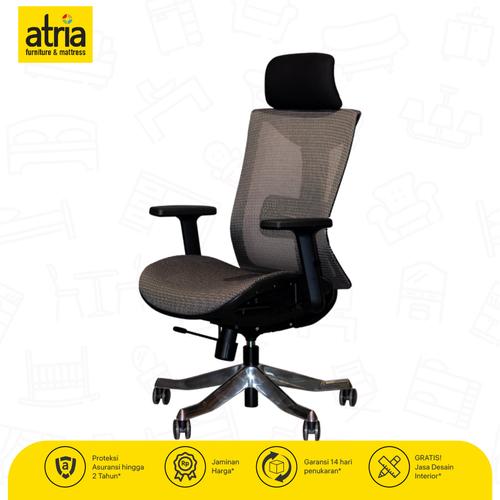 Promo Kursi Kantor | Kursi Kerja | Kursi Staff | Kursi Atria Ducan Dark ...