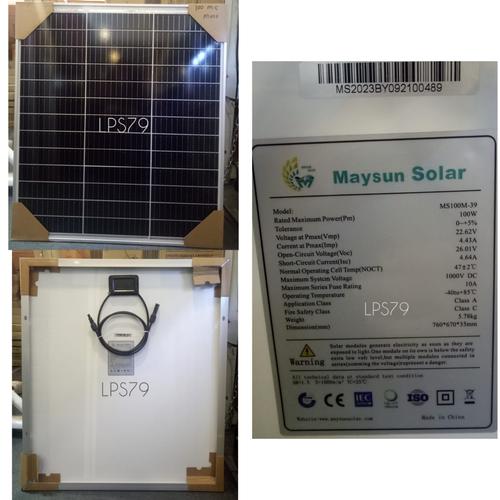 Jual Solar Cell PV Panel Surya 100WP Mono Panel Surya 100 WP ...