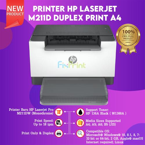 Promo HP LaserJet M211D Printer Mono Print Only A4 Garansi Resmi 1 ...