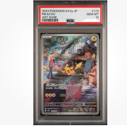 Jual Kartu Pokemon TCG JP Japanese SV2a 151 Pikachu AR PSA 10 - Jakarta ...
