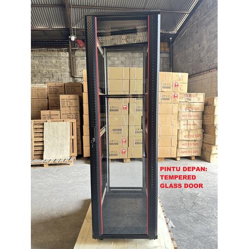 Jual Rack server 42U depth 900mm / Close rack 42U / standing rack 42U ...