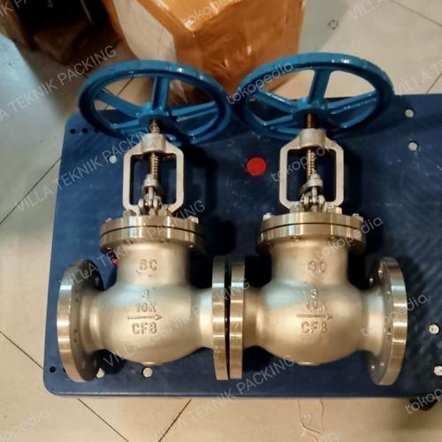 Jual Globe Valve Stainless SS304 Flange Jis 10k Ukuran 1" Inch / DN25 - Jakarta Barat - VILLA ...