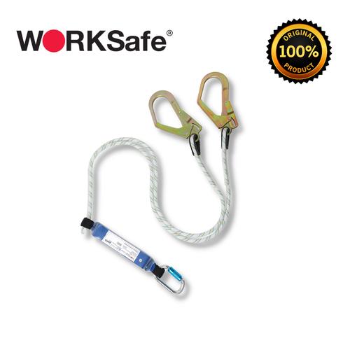 Jual Worksafe Energy Absorber Double Kernmantle Rope Lanyard, 1.8M ...