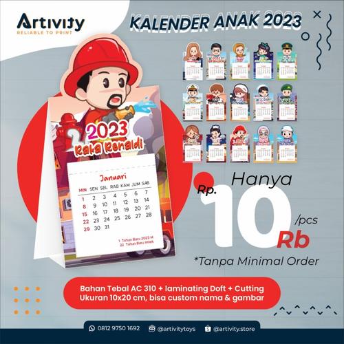 Jual Kalender 2024 Meja Anak mini viral tanpa minimal order - ustad ...