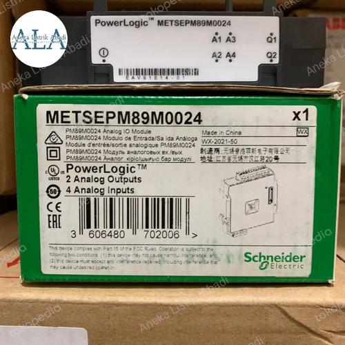 Jual METSEPM89M0024 SCHNEIDER ANALOG IO MODULE POWERLOGIC ORIGINAL ...