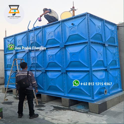 Jual Roof Tank 30 kubik m3 / Tangki Air Panel FRP/Toren Air kotak, Cap ...
