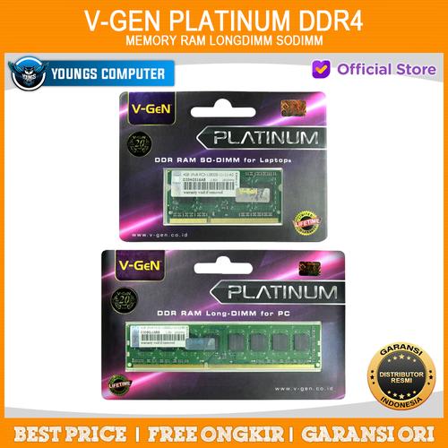 Jual RAM V-GEN PLATINUM DDR4 4GB 8GB 16GB 32GB - 2666/3200 SODIMM ...