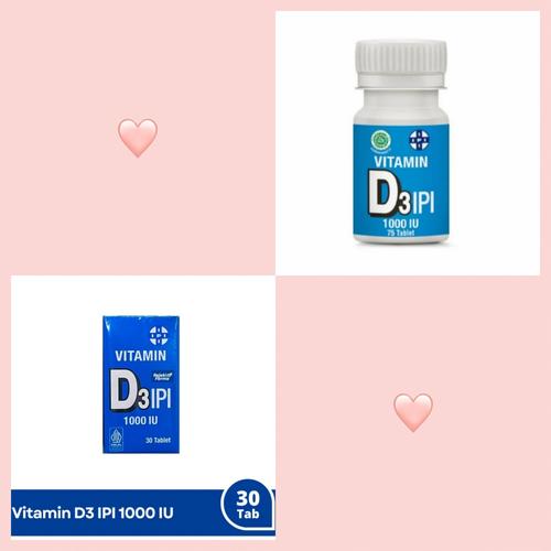 Jual IPI VITAMIN D3 1000 IU 75 tablet - 30 tablet - Jakarta Selatan ...