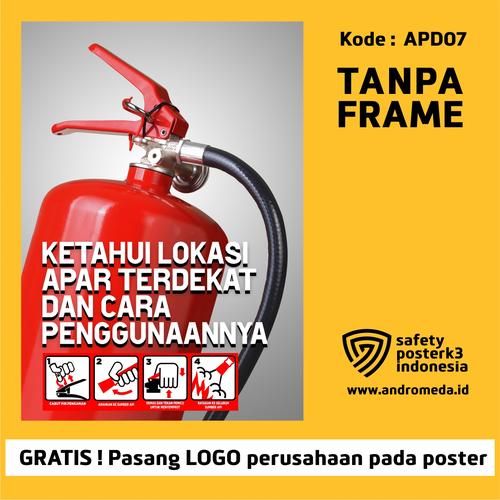 Jual Safety Poster K3: Ketahui Lokasi APAR Terdekat dan Cara ...