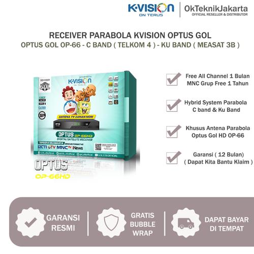 Jual Receiver Parabola Optus New OP 66 HD Bisa Buka MNC Group - KABEL ...
