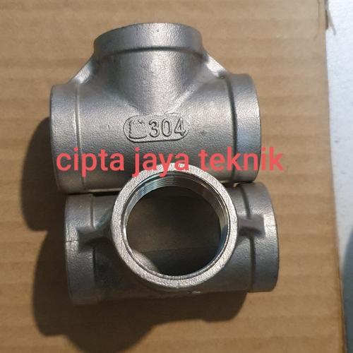 Jual tee 4 inch ss 304 / T stainless steel 304 4 inch - Jakarta Barat ...