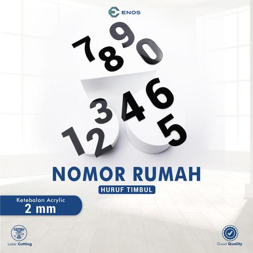 Jual HURUF TIMBUL CUSTOM / NO RUMAH AKRILIK / ANGKA / HIASAN DINDING ...