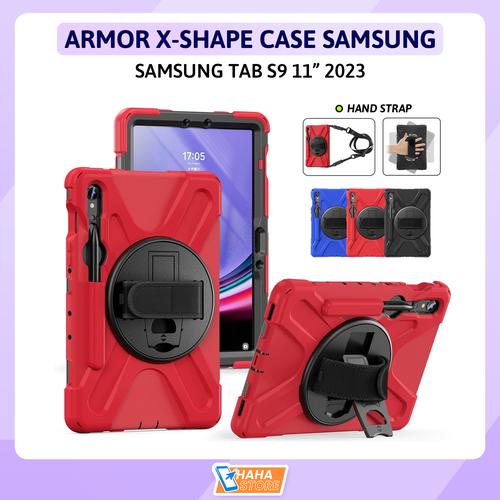 Jual X-Shape Armor Case for Samsung Tab S9 11" 2023 Hand Stap Casing ...