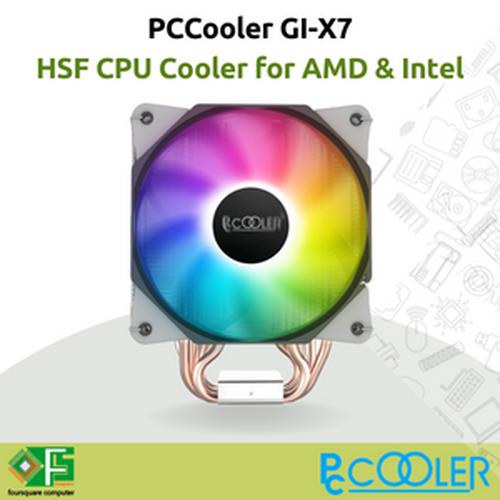 Jual PCCooler GI-X7 RGB | HSF CPU Air Cooler Tower For Intel & AMD ...