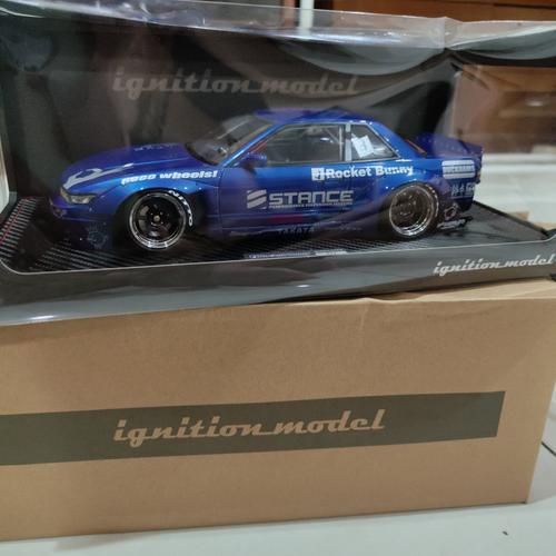 Jual Ignition Model 1:18 Nissan Silvia S13 Rocket Bunny V2 Metallic ...