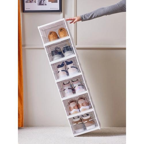 Jual KOTAK SEPATU PLASTIK SUSUN TRANSPARAN STORAGE BOX SEPATU CELO PICO ...