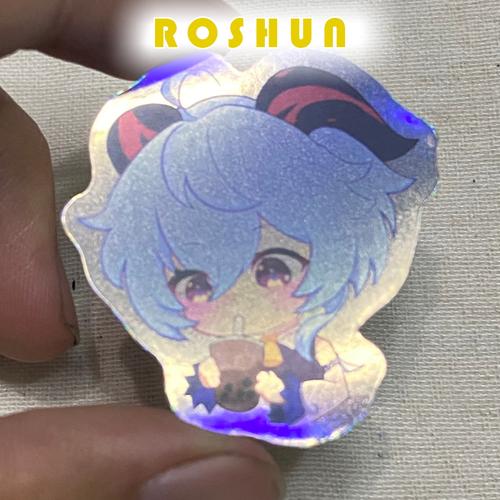 Jual Roshun Stiker Hologram Sticker Genshin Impact Gan Yu - Kota ...