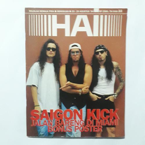 Jual Majalah HAI No 33 1994 - Bunus Poster Saigon Kick - Jakarta ...