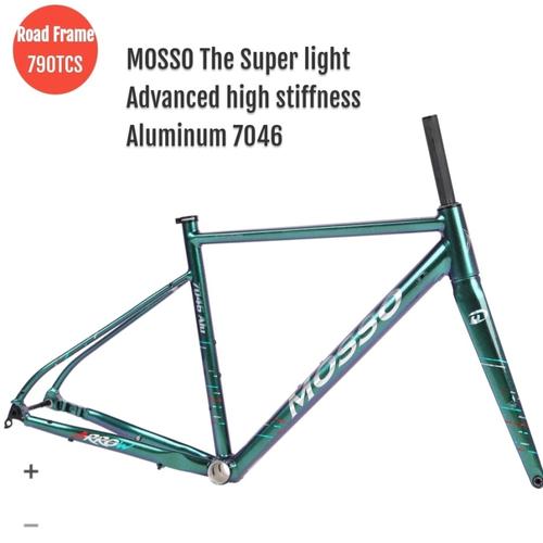 Jual MOSSO FRAMESET 790 TCS ALLOY ROADBIKE 700C - Fantasy Green, 52 ...